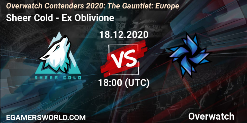 Sheer Cold VS Ex Oblivione Overwatch Советы по ставкам, трансляции и ...