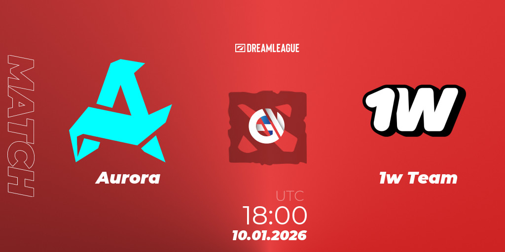 Aurora VS 1w Team Dota 2 Советы по ставкам, трансляции и результаты на EGW☕