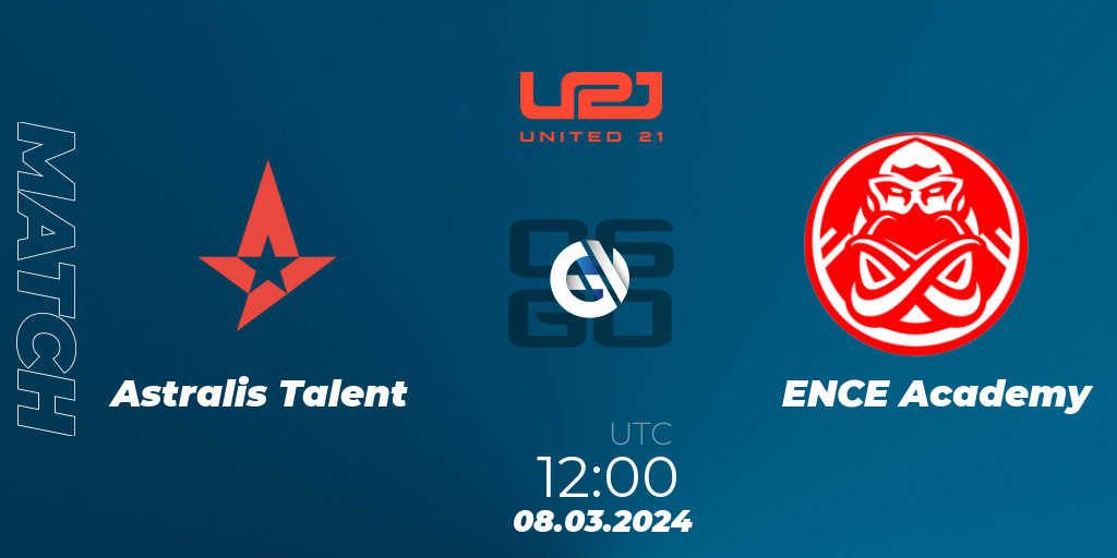 Astralis Talent - ENCE Academy: 08.03.2024 at 12:00. Counter-Strike ...