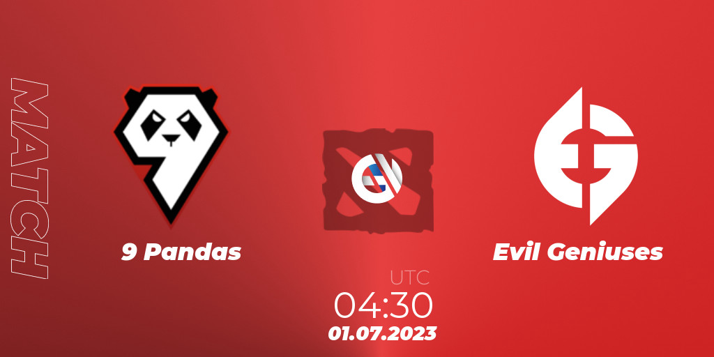 9 Pandas - Evil Geniuses: прогноз. 01.07.2023 at 04:26, Dota 2, Bali Major 2023 - Group Stage