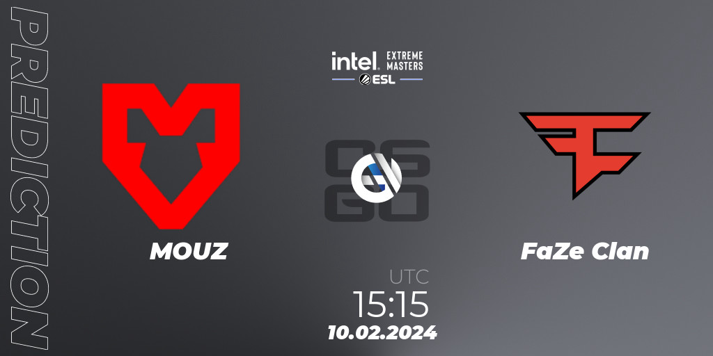 MOUZ - FaZe Clan: прогноз. 10.02.2024 at 15:15, Counter-Strike (CS2), IEM Katowice 2024
