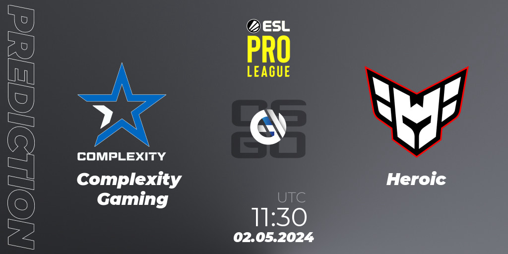 Complexity Gaming - Heroic: прогноз. 02.05.2024 at 14:35, Counter ...