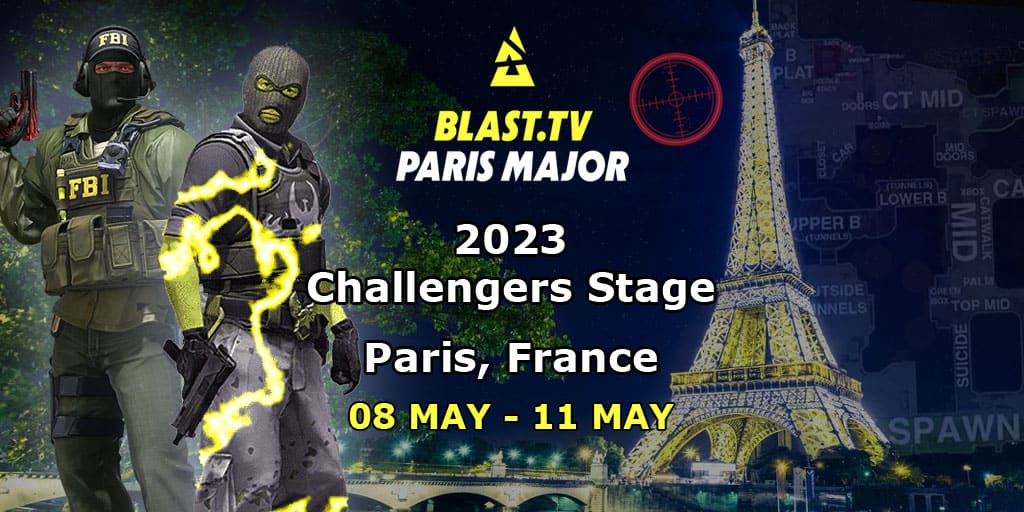 BLAST Paris Major 2023 Challengers Stage 🎮 Counter-Strike (CS2) турнир 📅 Расписание матчей на ...