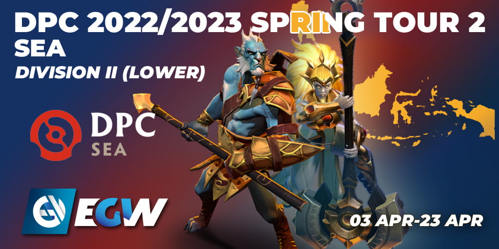 Турнир: DPC 2023 Tour 2: SEA Division II (Lower) - Dota 2: сетка, билеты