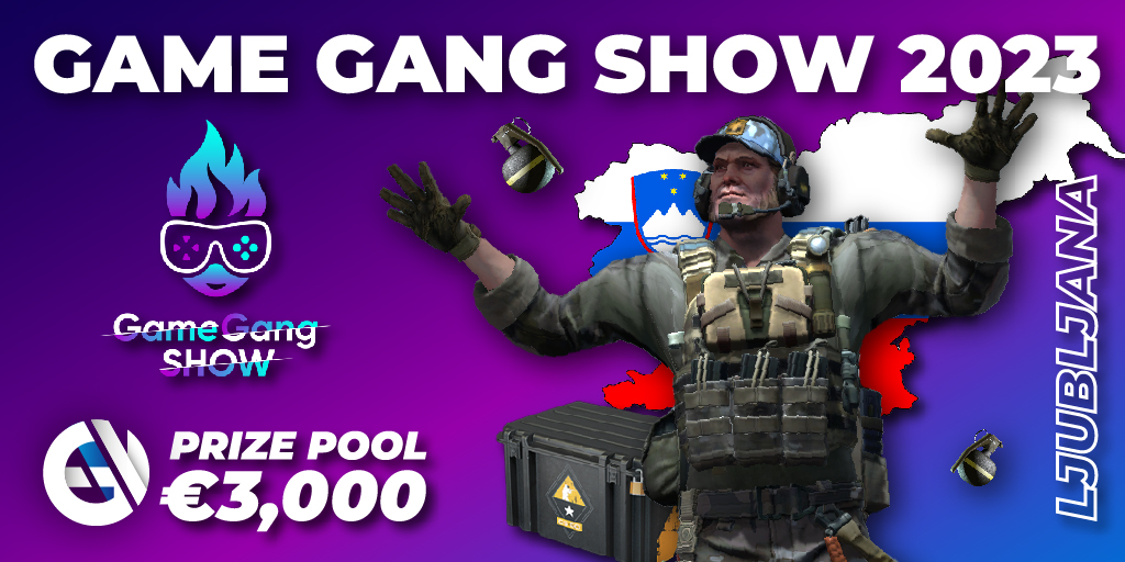Турнир: Game Gang Show 2023 - CS2 (CS:GO): сетка, билеты