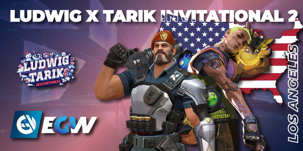 Ludwig x Tarik Invitational 2 🎮 VALORANT турнир 📅 Расписание матчей на EGamersWorld ☕