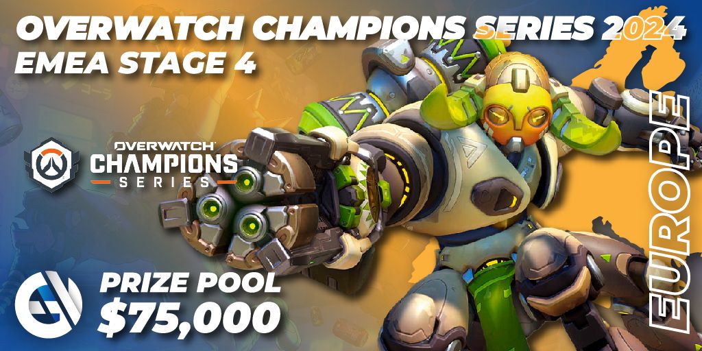 Overwatch Champions Series 2024 - EMEA Stage 4 🎮 Overwatch турнир 📅 Расписание матчей на ...