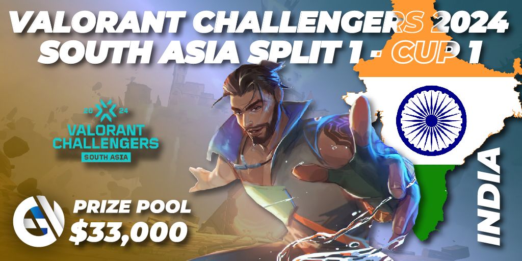 VALORANT Challengers 2024: South Asia Split 1 - Cup 1 🎮 VALORANT турнир 📅 Расписание матчей на ...